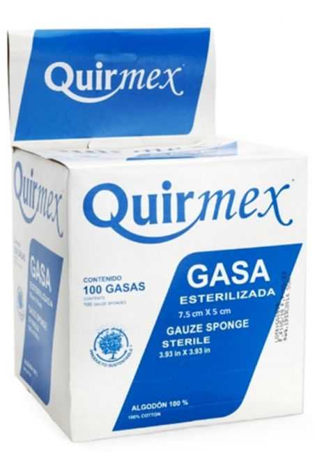 Gasa Estéril 7.5 x 5 cm 100 Piezas