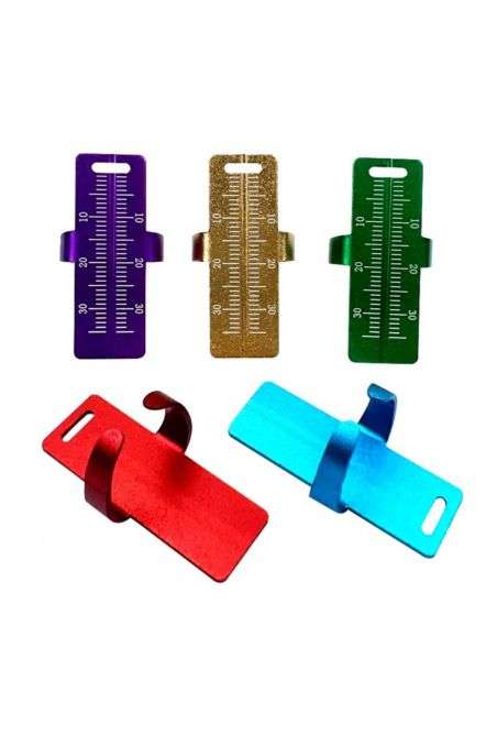 Regla Milimétrica De Dedo De Aluminio - Librería Médica Orizaba