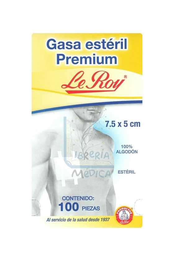 Gasa Estéril 7.5 x 5 cm 100 Piezas